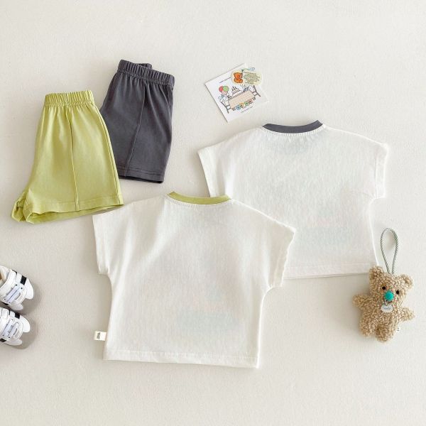 Go!挖土機印花兩件式套裝 - GRL_Wang 童裝