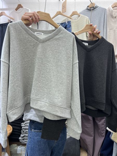 Dd14.全員必收內絨毛v領上衣 - Minimix