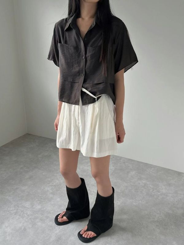 J704.全員必收/超美層次短襯衫 ！ - Minimix