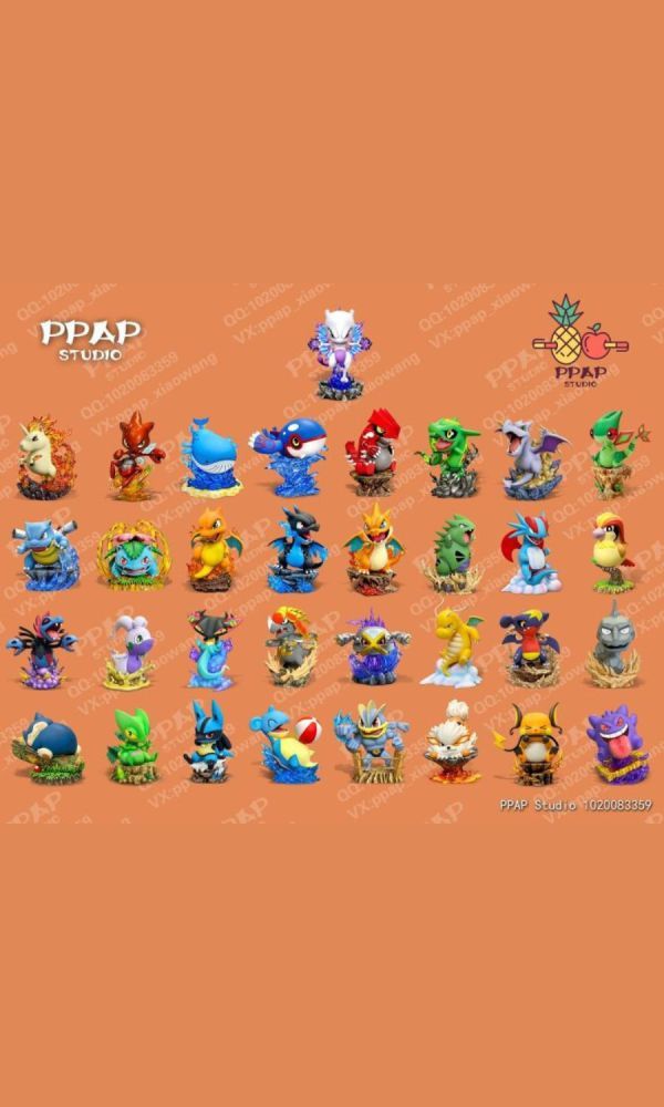【系列代購】PPAP STUDIO 寶可夢小肥系列 - 夜風本鋪『GK雕像模型預購/代購/展示/維修』
