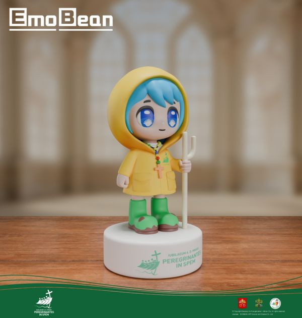 【預定】EmoBean LUCE 梵蒂岡娃娃 2025世博會吉祥物 - 夜風本鋪『GK雕像模型預購/代購/展示/維修』