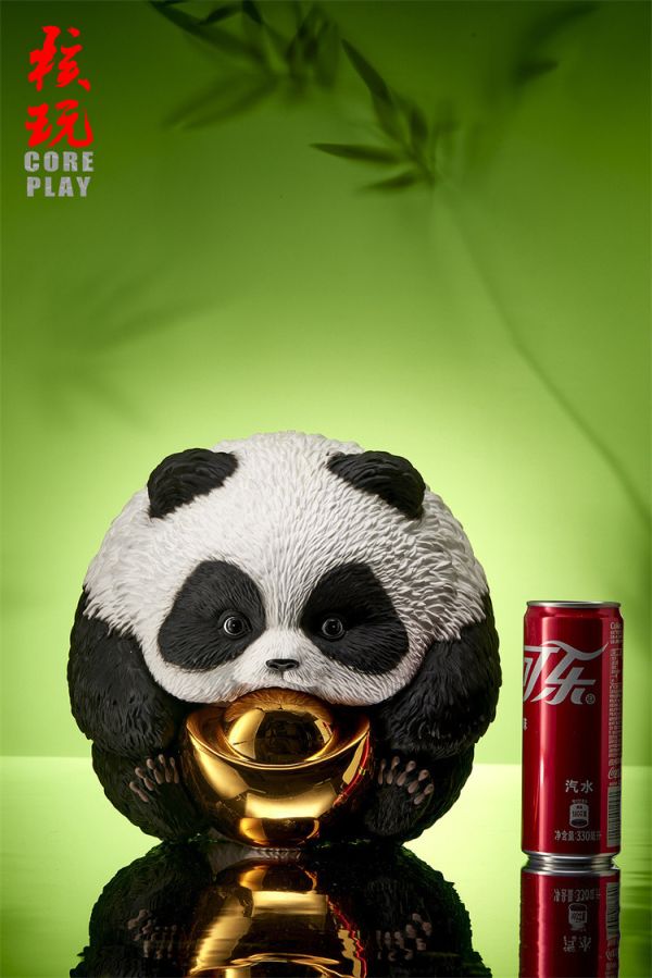 【預定】核玩coreplay原創作品 熊貓阿財存錢罐 - 夜風本鋪『GK雕像模型預購/代購/展示/維修』