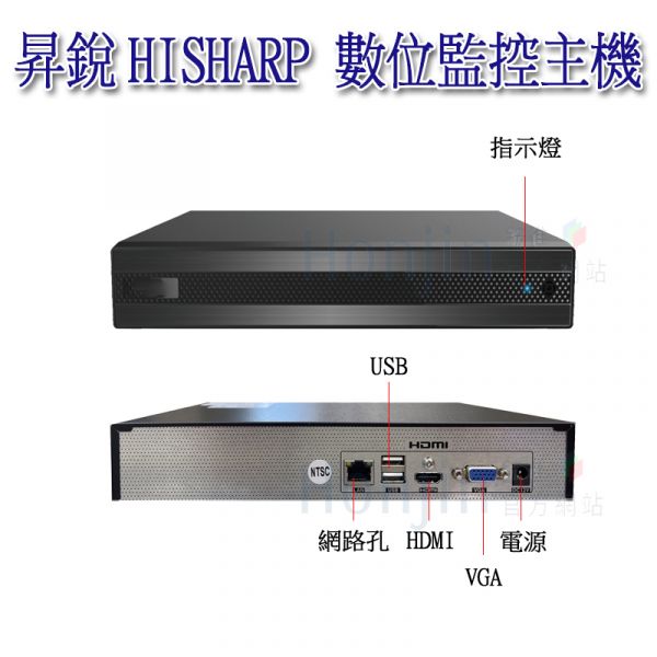 8路NVR數位監視器主機 IP型 網路錄放影機 台灣製造 HS-NK831F 昇電子Onvif 【支援異地備分】【支援6M網路攝影機】