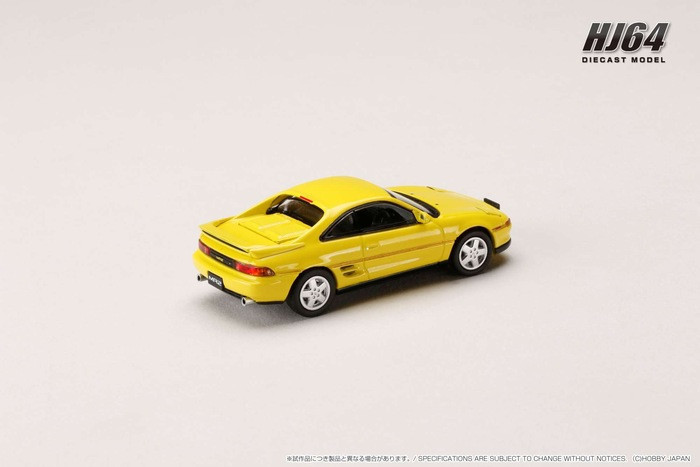 HOBBY JAPAN 1/64 豐田 Toyota MR2 (SW20) GT-S (1991) SUPER BRIGHT YELLOW ...