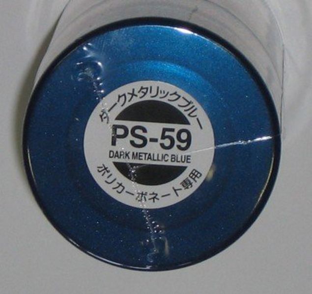 TAMIYA 田宮 噴罐 PS-59 深金屬藍 Dark Metallic Blue 100ml - 超作工具販店