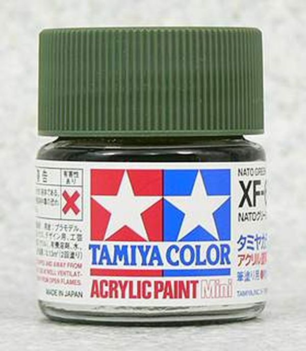 TAMIYA 田宮 水性 XF-67 消光 聯軍綠 Nato Green 10ml - 超作工具販店