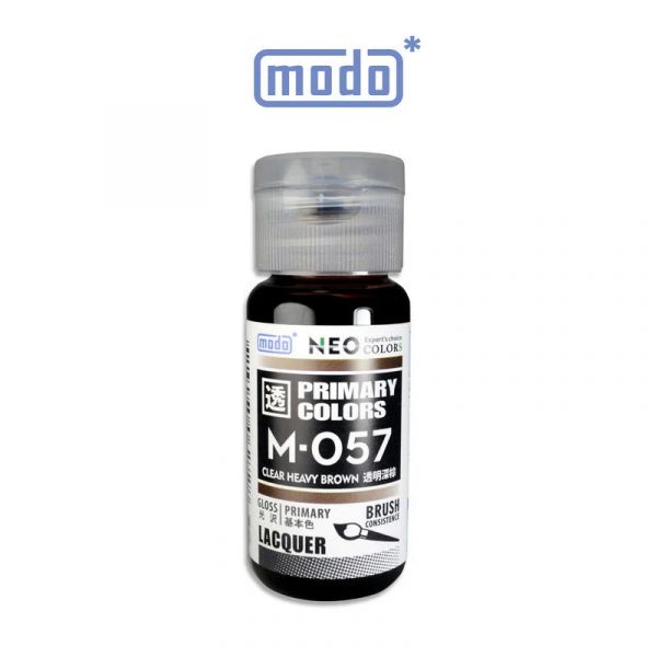 modo摩多製造所 NEO M-057 M057透明深棕 30ML 模型漆