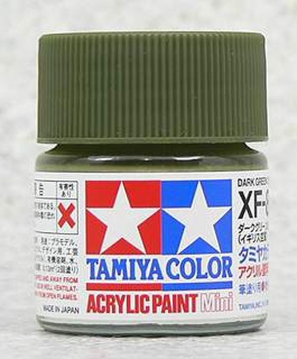 TAMIYA 田宮 水性 XF-81 消光 英國空軍綠色 Dark Green 2 10ml - 超作工具販店