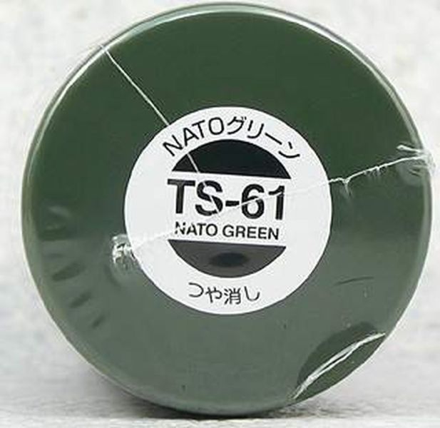 TAMIYA 田宮 噴罐 TS-61 北約迷彩綠 NATO Green 100ml - 超作工具販店
