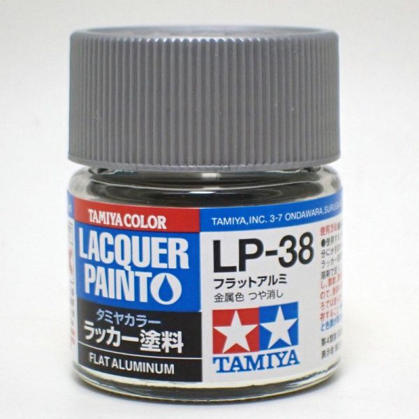 TAMIYA 田宮 硝基 LP-38 金屬消光 鋁色 Flat Aluminum 10ml - 超作工具販店
