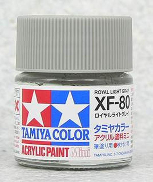 TAMIYA 田宮 水性 XF-80 消光 皇家亮灰色 Royal Gray 10ml - 超作工具販店