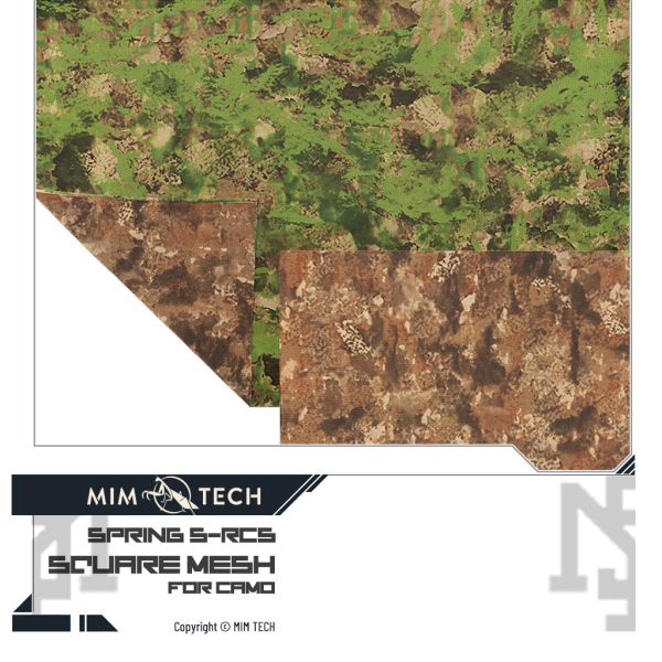 MIM TECH S-RC-SM Reversible Camo Square Mesh (SPRING)