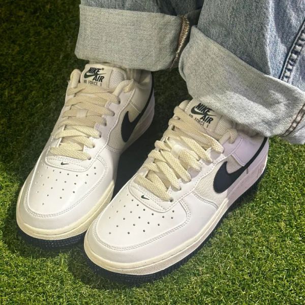 Nike Air Force 1 Low '07 Next Nature White Obsidian Fir 黑曜石 白深藍 海軍藍 復古 ...