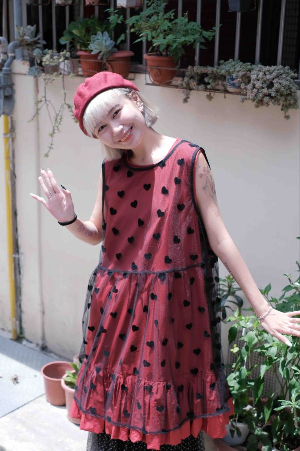 愛心爆擊紗背心 - Ina’s Life