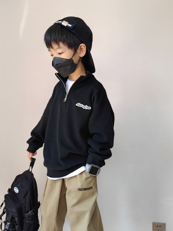 05021218┃CF春〃CT589兩色半拉鍊上衣┃110-170┃0220結單 - 茵寶貝童裝