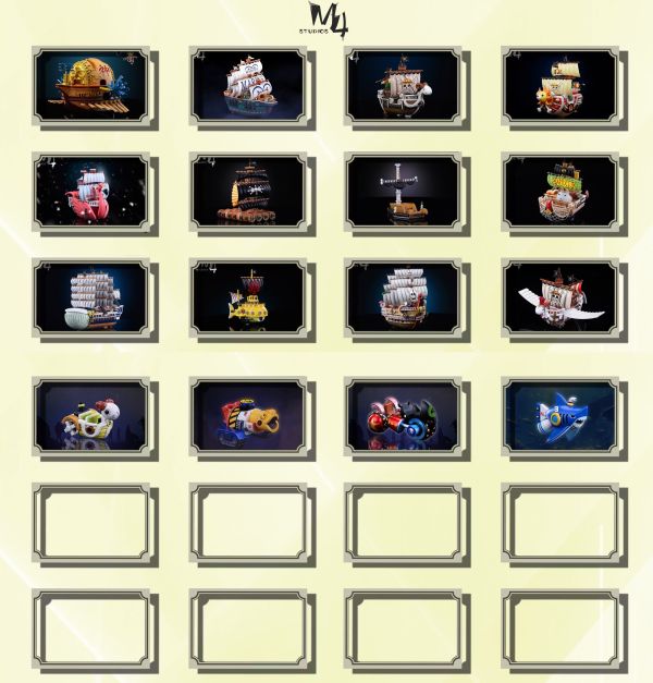 M4 WCF 鯊魚潛水艇3號 桑尼工具船 千陽號 航海王全員船系列第十六彈