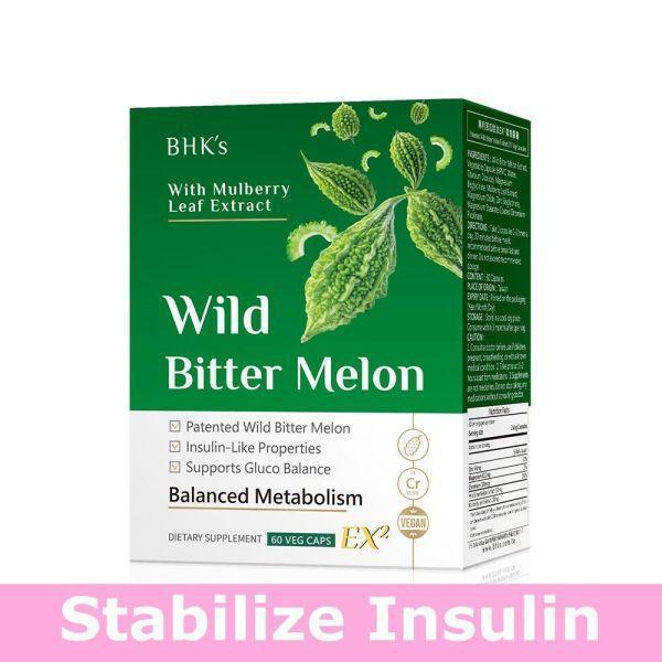 BHK's Patented Wild Bitter Melon Extract EX2 Veg Capsules (60 capsules ...
